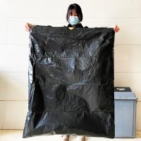 China 5-50 mic Thickness Custom Order Plastic Black Refuse Garbage Rubbish Trash Packaging Bag for sale