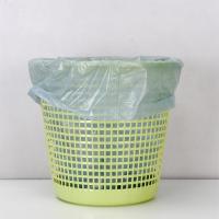China 4 Gallon LLDPE Plastic Waste Garbage Bags Clear Small Trash Packaging Bags 15 Mic for sale