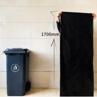 China 55 Gallon Heavy Duty Trash Can Liners HDPE LDPE Plastic Garbage Bags 1000x1200mm for sale