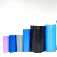 China Custom Offset Printing Plastic Packaging Garbage Bag 5-80 Mic Thickness HDPE LDPE LLDPE for sale