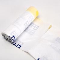 China HDPE LDPE LLDPE 13 Gallon Disposable Plastic Kitchen Trash Bags 730x840mm Custom Thickness for sale