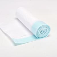 China Black Drawstring Garbage Bag 730x840mm HDPE LDPE LLDPE for Waste Disposal for sale