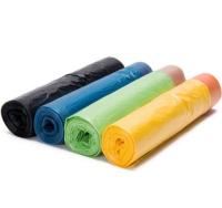 China PE Plastic Trash Bags 13 30 55 Gallon HDPE LDPE Thickness 5 100 Mic Custom Size for sale