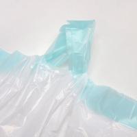 China Environmentally Friendly HDPE Drawstring Heavy Duty Trash Bag with Plastic Drawtape for sale