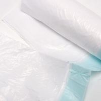 China Environmentally Friendly HDPE Drawstring Heavy Duty Trash Bag with Plastic Drawtape for sale