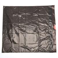 China Industrial Black Roll Can Liners 4-30 Gallon HDPE Trash Bags 730x840mm for sale
