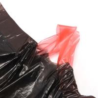China Industrial Black Roll Can Liners 4-30 Gallon HDPE Trash Bags 730x840mm for sale