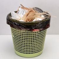 China Industrial Black Roll Can Liners 4-30 Gallon HDPE Trash Bags 730x840mm for sale