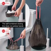 China OK Compost Certified Drawstring Garbage Bags 730x840mm for Sustainable Kitchen Cleanup for sale