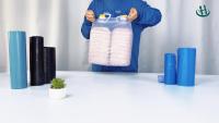 China Disposable Plastic Garbage Bag 730x840mm HDPE LDPE Thickened No Leakage Custom Size for sale
