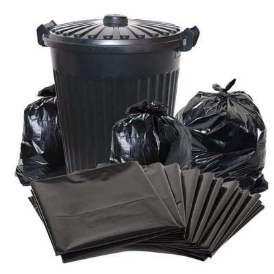 China Heavy Duty HDPE Plastic Garbage Bags for Wheelie Bin 730x840mm 80x100cm Custom Size for sale