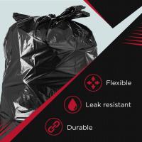 China Heavy Duty HDPE Plastic Garbage Bags for Wheelie Bin 730x840mm 80x100cm Custom Size for sale