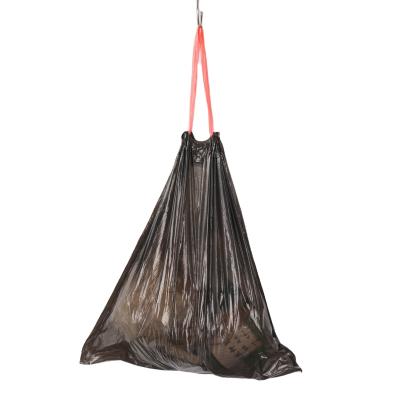 China 8-30L Drawstring Garbage Bags 100-200 Count HDPE LDPE Plastic Shopping Bags 730x840mm for sale