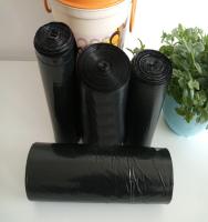 China 240L Heavy Duty Black Plastic Garbage Bag for Wheelie Bin HDPE Drawstring 13 Gallon for sale