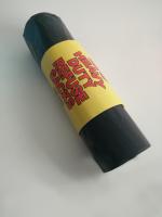 China Recycled Black Garbage Bags on Roll 5-100 Mic Thickness Custom Orders Accepted for sale