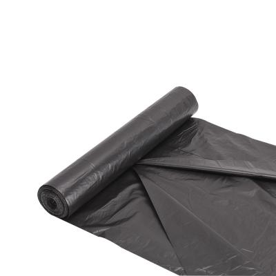 China HDPE LDPE LLDPE Black Roll Can Liners 5-100 Mic for 4-30 Gallon Kitchen Trash Bags for sale