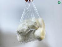 China Custom Thickened Disposable Garbage Bag 730x840mm HDPE LDPE Plastic Bag for Food Shopping for sale
