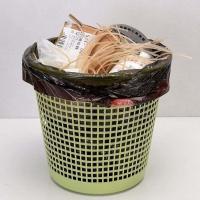 China 15 Pcs Drawstring Garbage Bags 730x840mm HDPE LDPE Plastic Trash Rolls for Kitchen Compostable for sale