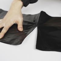 China HDPE LDPE LLDPE Disposable Rubbish Bags with Sorting Logo Black 5-100 Mic Thickness for Trash Can for sale