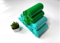 China 46x33 Clear T-Shirt Garbage Bags 1.3 Mil Flat Seal Plastic Trash Bags for Diapers for sale