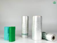 China 46x33 Clear T-Shirt Garbage Bags 1.3 Mil Flat Seal Plastic Trash Bags for Diapers for sale