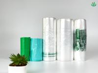China 46x33 Clear T-Shirt Garbage Bags 1.3 Mil Flat Seal Plastic Trash Bags for Diapers for sale