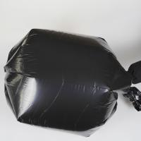China Custom HDPE Large Black Plastic Garbage Bags 5-100 Mic High Density Rolls for sale