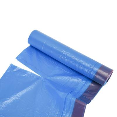 China Custom Fit Tall Kitchen Garden Garbage Packing Plastic Trash Bag 730x840mm Square Bottom for sale