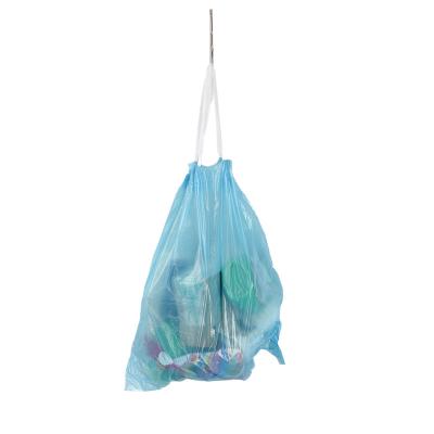 China Drawstring Garbage Bag Pack Custom Order and Flexo Printing for Home Hotel Restaurant for sale