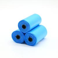 China 100% Compostable Custom Printed Dog Poop Waste Bag Holder HDPE 50 Mic Outdoor Garbage Bag for sale