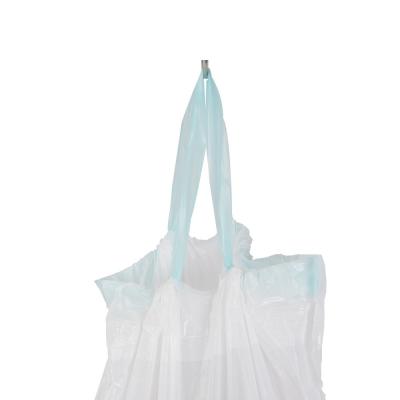 China Heavy Duty Drawstring Garbage Bags 730x840mm HDPE LDPE LLDPE for Kitchen Office Bathroom for sale