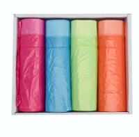 China Floral Scented Kitchen Trash Bag with Drawstring Closure and Leakproof Design for sale