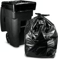 China Custom Heavy Duty Plastic Trash Bags 730x840mm HDPE LDPE Thick Garbage Bags for sale