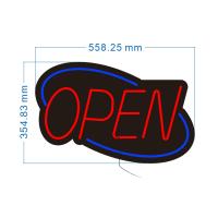 China Custom Super Bright Cafe Open Neon Sign LED Light Safe Durable For Storefronts for sale