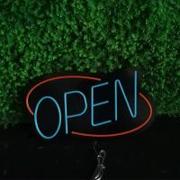 China Custom Super Bright Cafe Open Neon Sign LED Light Safe Durable For Storefronts for sale