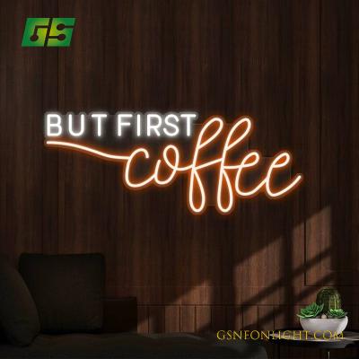China Bright Neon LED Light Sign Wall Decor For Cafe Espresso Shop Restaurant Breakfast Bar for sale