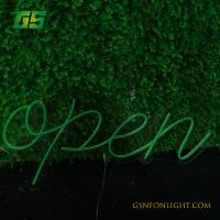 China Bright Cafe Open Art Neon Light Signs For Window Display LED Business Sign for sale