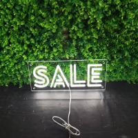 China Illuminated Bright Sale Neon Light Sign For Major Holiday Clearance Events for sale