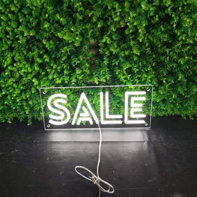 China Illuminated Bright Sale Neon Light Sign For Major Holiday Clearance Events for sale