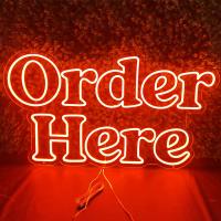 China Waterproof Order Here Neon Sign Energy Saving LED Strip Neon Sign For Food Shop for sale