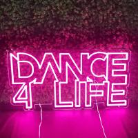 China Acrylic Backboards Salon Neon Light Sign Energy Saving LED Strips Club Neon Light Signs for sale