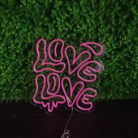 China Romantic Love Love Gift Neon Light Sign For Wedding Photo Backdrop for sale