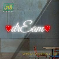 China Love Art Neon Light Signs For Romantic Wedding Reception Photo Backdrop for sale