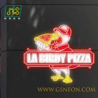 China Durable Pizzeria Restaurant Neon Signs Wall Decor Pizza LED Neon Sign Light for sale