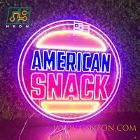 China Waterproof LED Restaurant Neon Signs Wall Decor For Diner Food Truck Window Display for sale