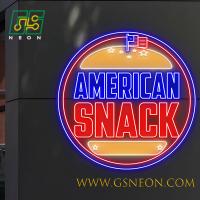 China Waterproof LED Restaurant Neon Signs Wall Decor For Diner Food Truck Window Display for sale