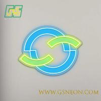 China Custom Company Logo Neon Sign LED Light For Office Reception Desk Lobby Wall Decor for sale