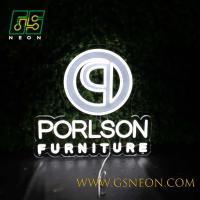 China Furniture Shop Custom Logo Neon Sign LED Neon Sign Display For Store Front Office Lobby for sale