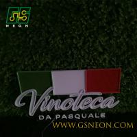 China Vinoteca Neon Light Logo Sign Decorative LED Business Neon LED Wall Sign Custom for sale