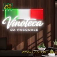 China Vinoteca Neon Light Logo Sign Decorative LED Business Neon LED Wall Sign Custom for sale